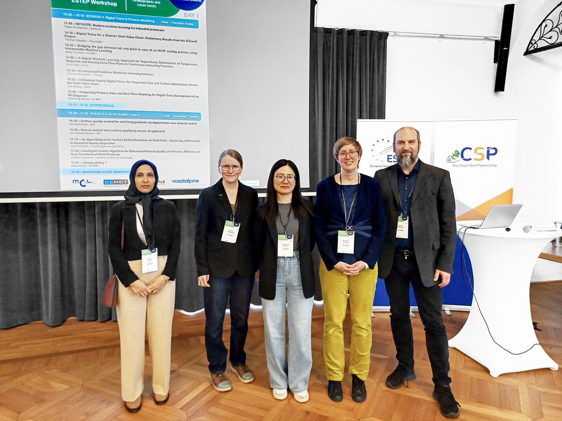 K1-MET at the ESTEP AI-4-Steel Workshop 2026